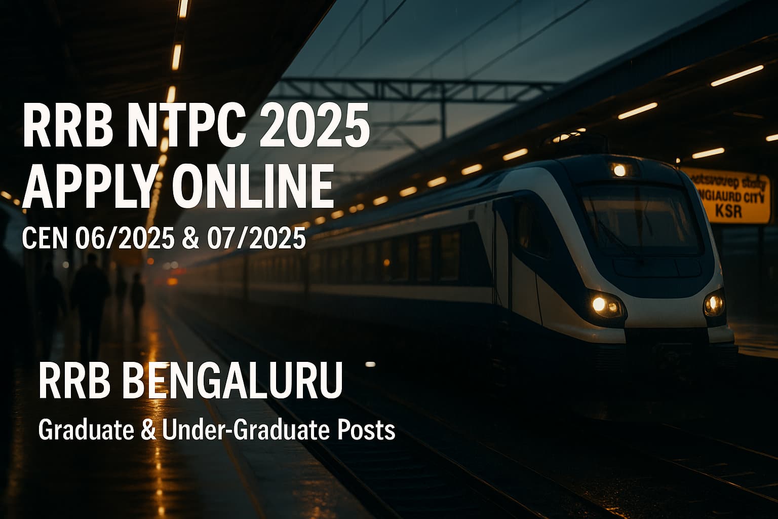 RRB NTPC Recruitment 2025: Apply Online, Dates & Eligibility
